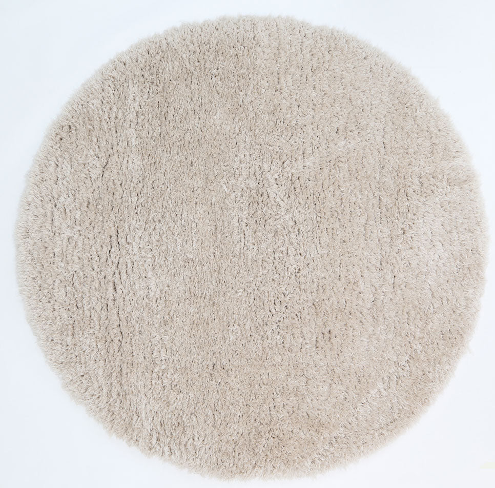 Flokati Super Soft Ultra Thick Cream Shaggy Round Rug– Rug Deal